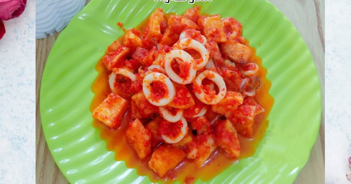Resep Cumi Balado Kentang oleh Ayu_Syafri - Cookpad