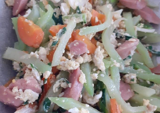 Resep 4. ♡oseng labu sos^tel oleh It's Me - Cookpad