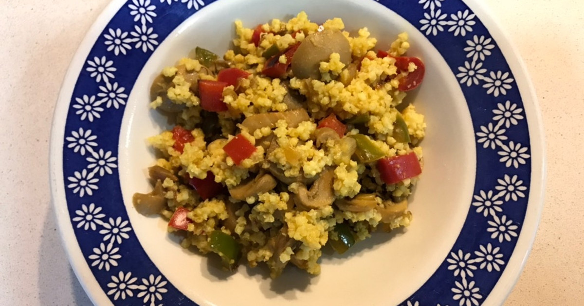 Mijo 🌽 Con Verduras 🌶🍄 Receta de ¡Cocinar es pan comido!🥘🥖🍽- Cookpad