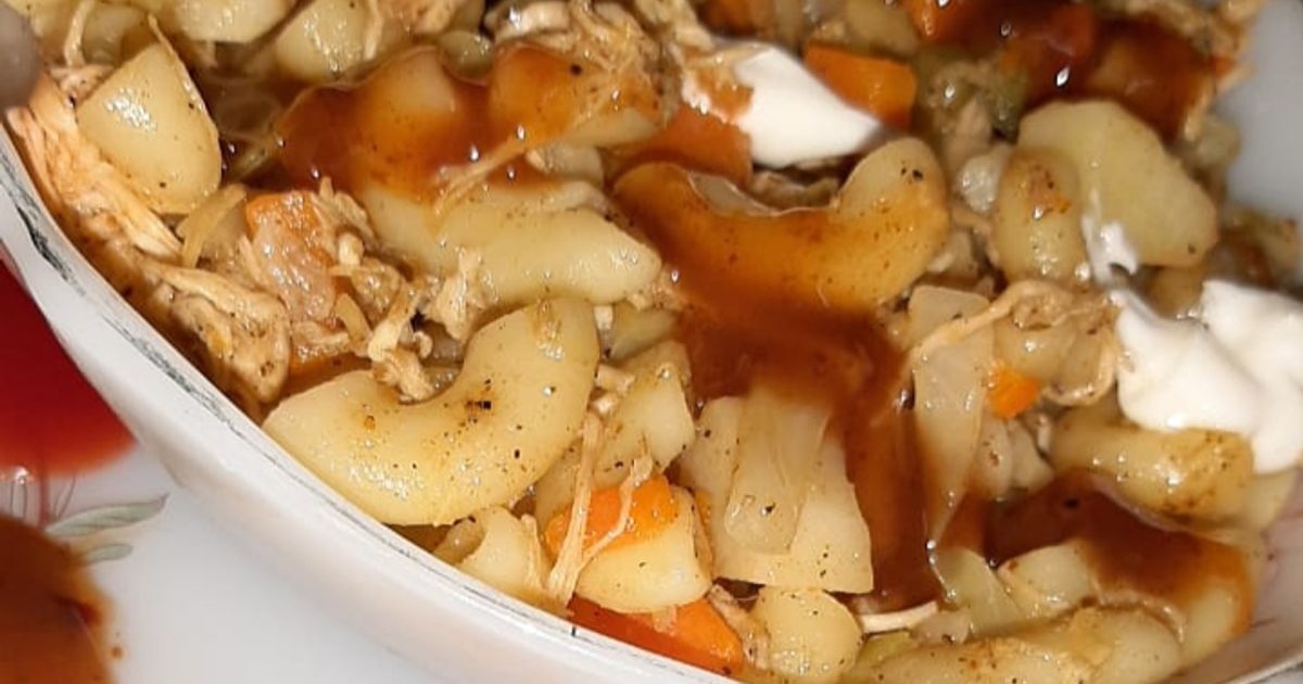 Chicken Veg Macroni 😋😋 Recipe by Mona Ali - Cookpad