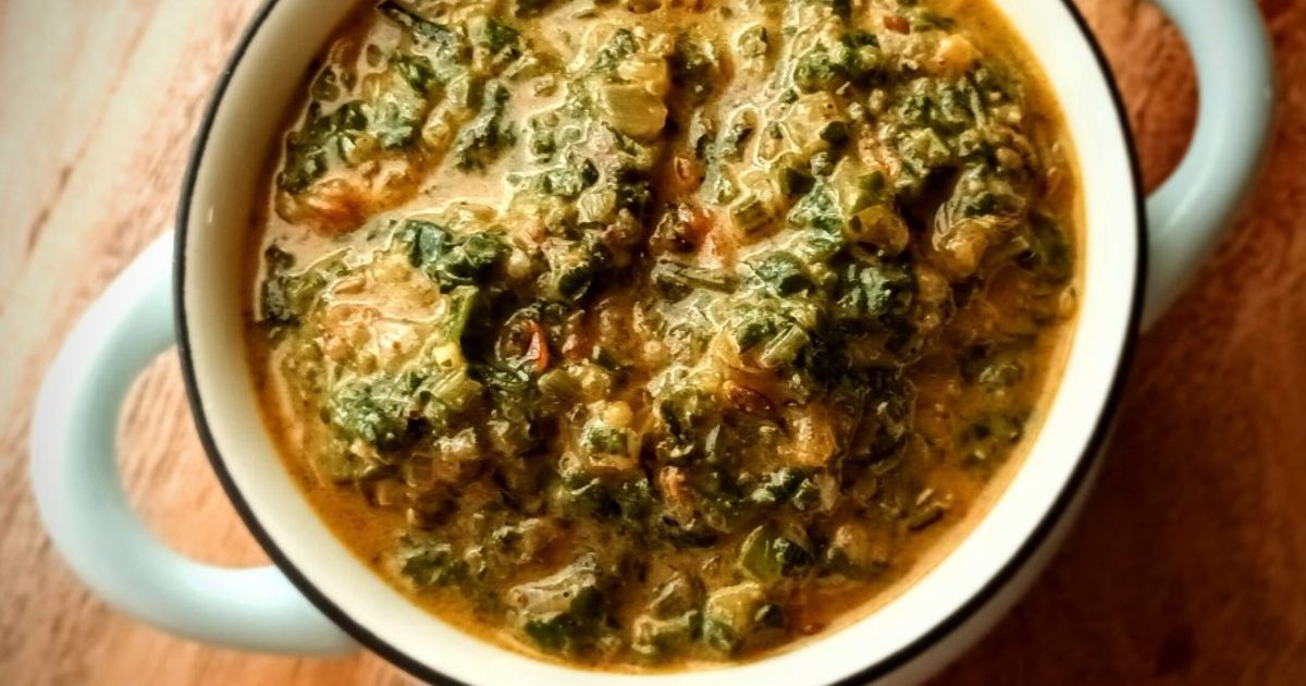 Creamy Palak In Coconut Milk Recipe by Rajni - Cookpad
