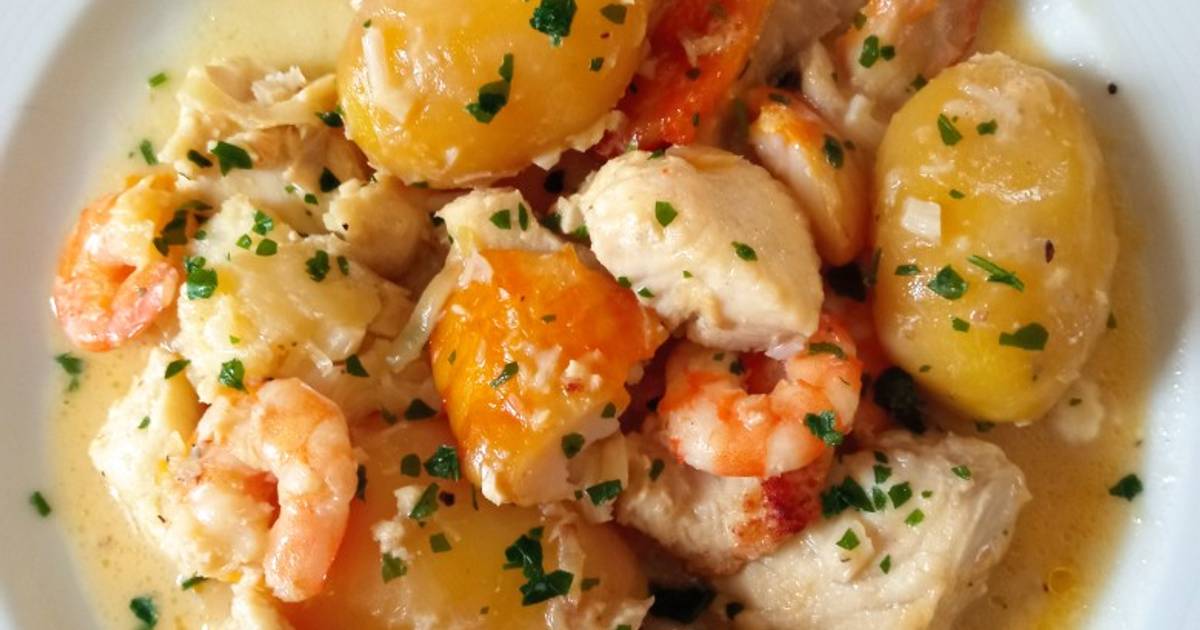 Navarin de la mer au champagne de Elise au pays des merveilles - Cookpad