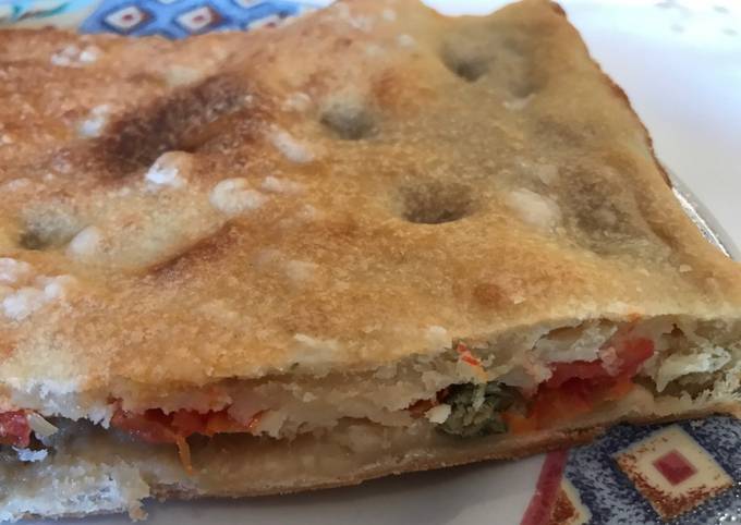 Focaccia rellena Receta de Rosa Angel- Cookpad