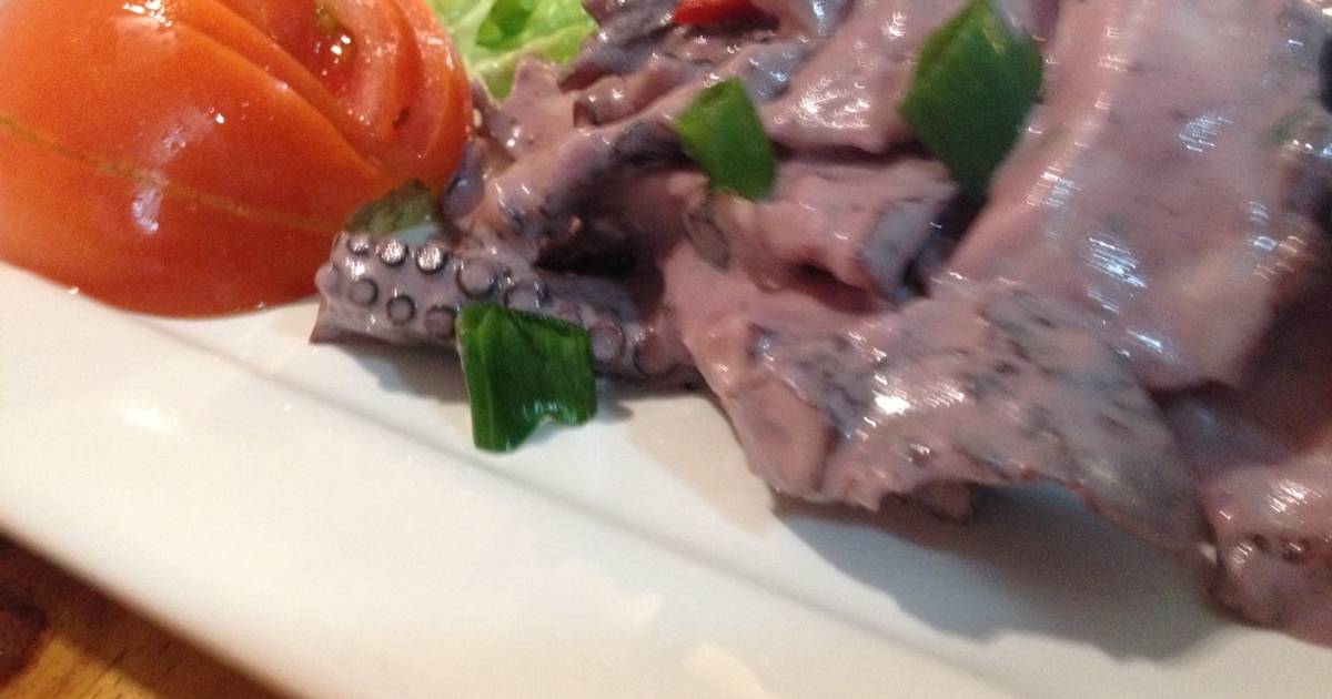 Pulpo al olivo Receta de Chef Nissel- Cookpad