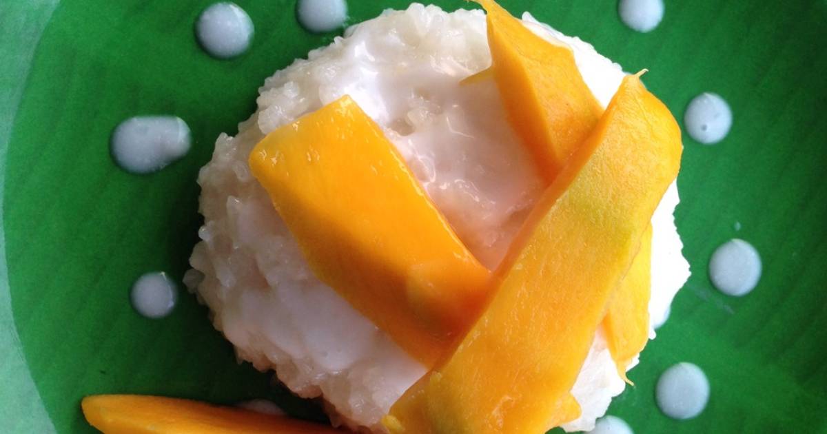 Resep Mango sticky rice (fresh from ricecooker) oleh GenyKitchen - Cookpad