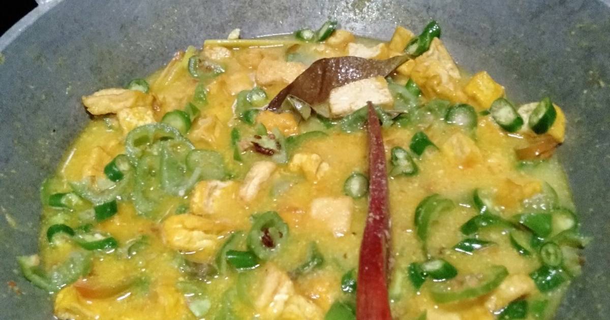 Resep Sayur Tahu Cabai Gendot Bandung Lebaran Idul Fitri oleh Hesti ...