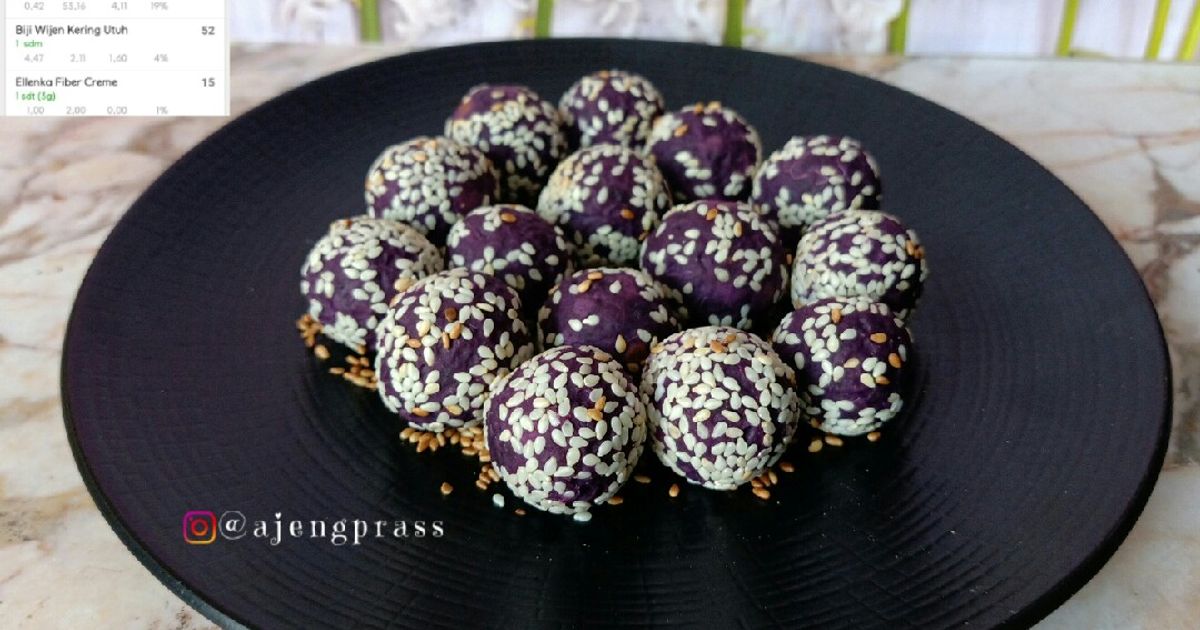 Resep [Menu Diet] Onde Ubi Ungu oleh Dyah Ajeng Prasetyaningtyas - Cookpad