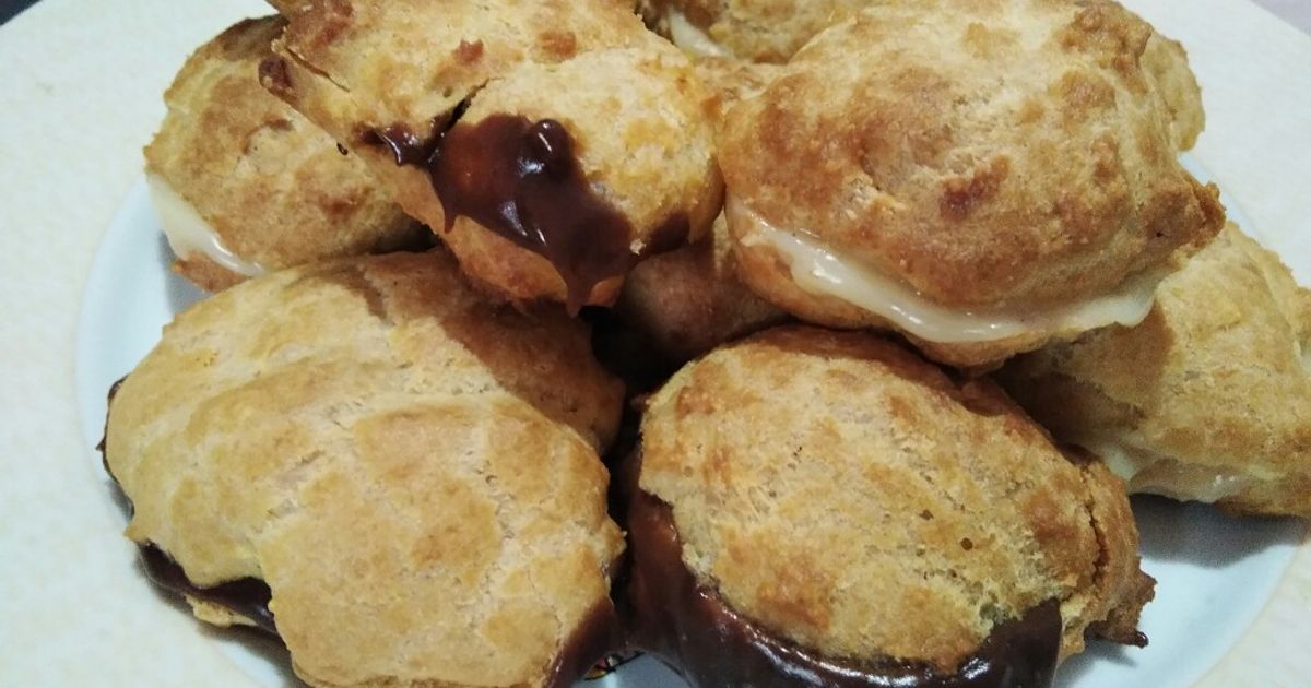 Resep Kue Sus Vanilla Dan Coklat oleh Fia Viersanova - Cookpad