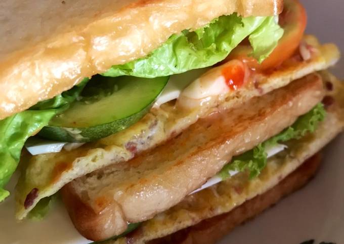 Resep Sandwich telor oleh Ria Dwt - Cookpad