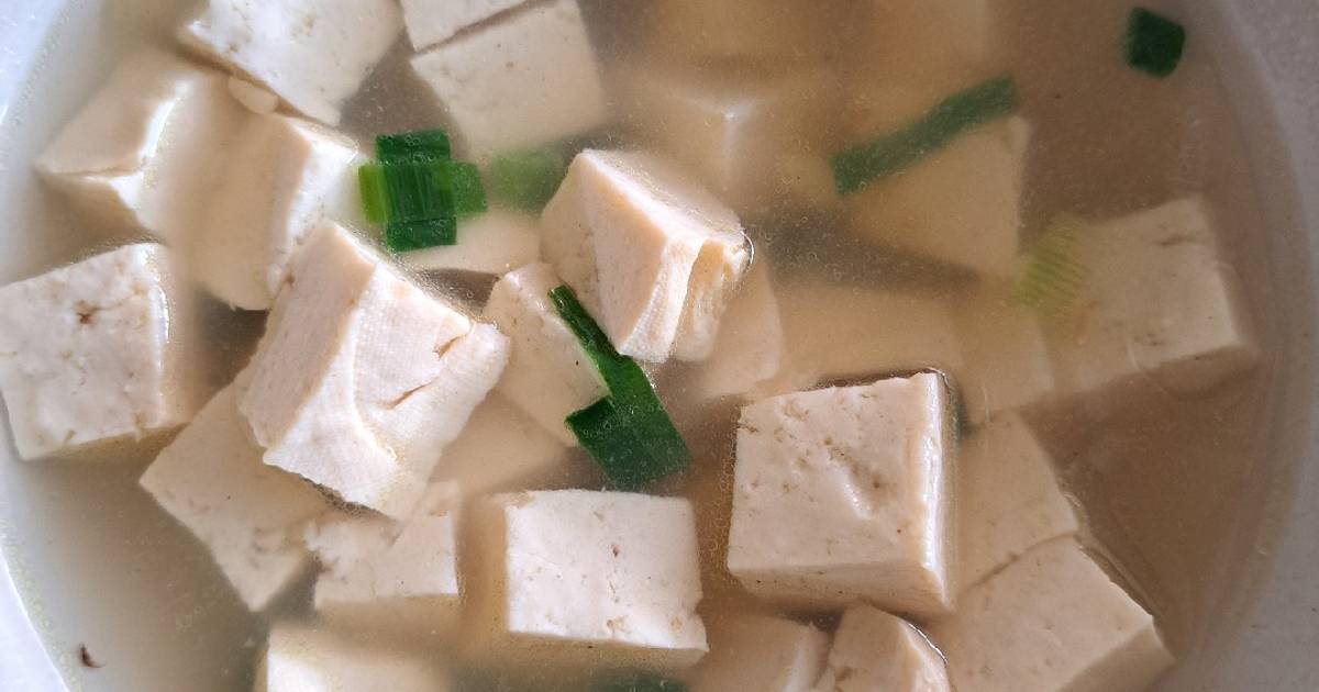 Resep Sup tahu/Tofu soup/Clear Soup ala Hokben oleh Nhpermata - Cookpad