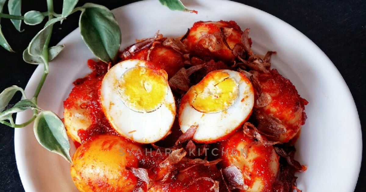 Resep 10 ~ 4 Hintalu "Telur Masak Habang Khas Banjar" oleh Syahara ...