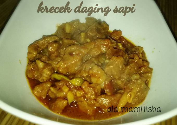 Resep Krecek daging sapi ala mamitisha oleh Isni Nurul Azkia Luthfiyah ...