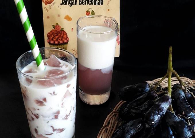 Resep Jelly Anggur Susu oleh Ummu Hizqil - Cookpad
