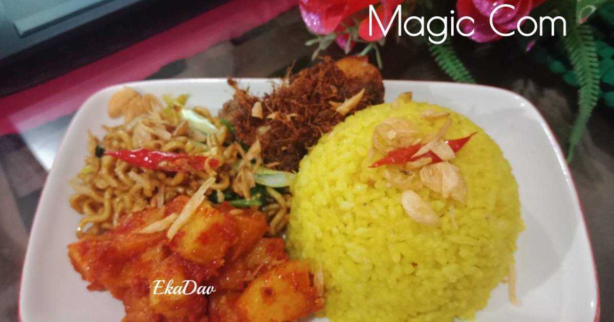 Resep Nasi Kuning Magic Com oleh Eka_dav - Cookpad