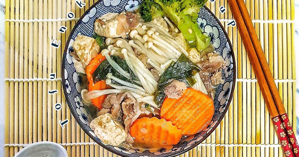 Resep sup dashi enoki rumahan enak dan mudah - Cookpad