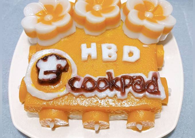Resep Talam Labu Kuning Ultah Cookpad oleh Endah MRP - Cookpad