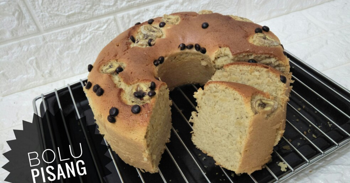Resep Bolu Pisang Panggang oleh esy diah - Cookpad