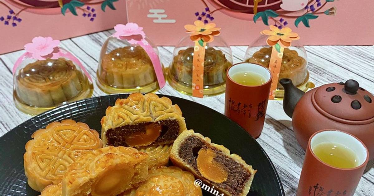 Resep Classic Mooncake oleh Mina - Cookpad