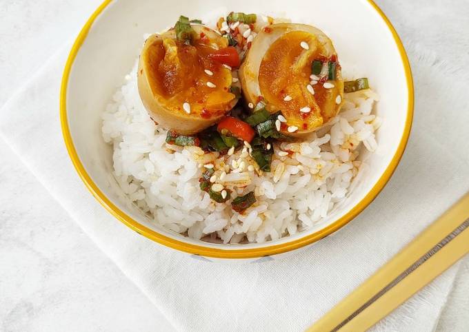 Resep Mayak Gyeran (Korean Marinated Eggs) oleh ricke - Cookpad