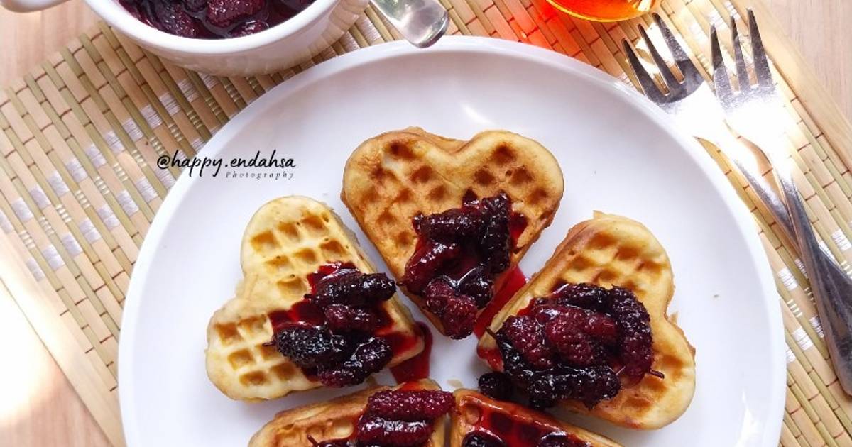 Resep waffle crispy dan fluffy: Sederhana untuk sarapan atau jualan