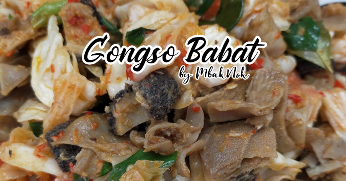 174 resep gongso jeroan sapi enak dan mudah - Cookpad