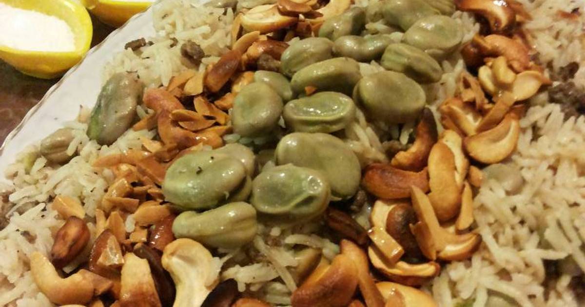 طريقة عمل رز وفول أخضر - 476 وصفة سهلة وسريعة - كوكباد