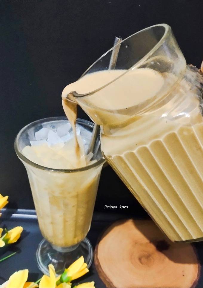Resep Iced Roasted Milk Tea (1 liter) oleh Priska Koes - Cookpad