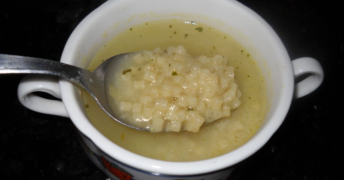 Sopa De Sémola (Vitina) Con Fideitos Receta de La profe Luisa