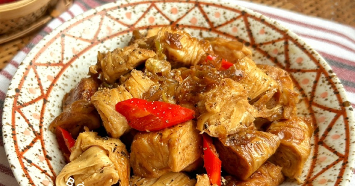 Cách Làm Món Tàu Hũ Ky Kho Tiêu Chay của Bòn Bon - Cookpad