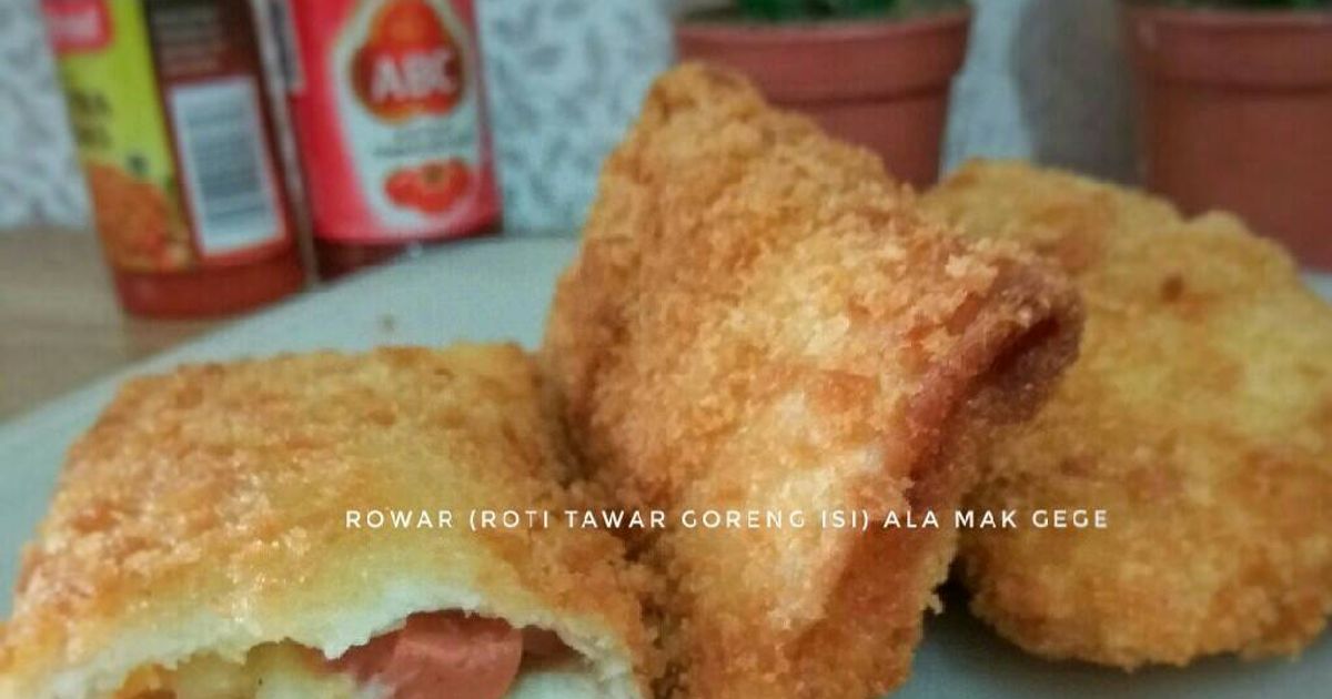 Resep Rowar (Roti Tawar Goreng Isi) oleh Elisabeth Febrina Sebayang ...