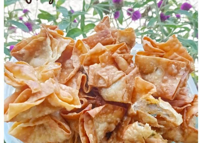 Resep Pangsit Goreng Isi Sayur oleh Ana Rafa Fadhlillah - Cookpad