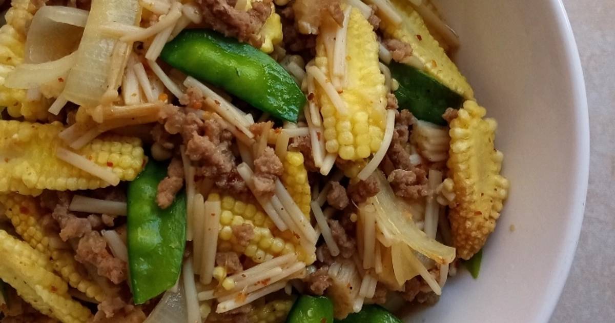 Resep Tumis daging giling Sayuran oleh Eunike Kartini - Cookpad