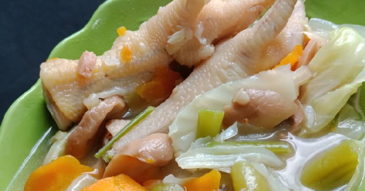 204 resep sup sehat ceker enak dan mudah - Cookpad