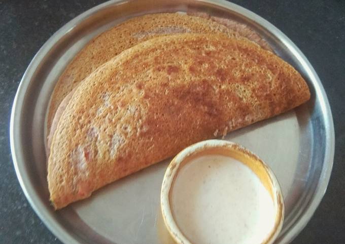 Ragi Uttapam Recipe by Gunjankevyanjan - Cookpad