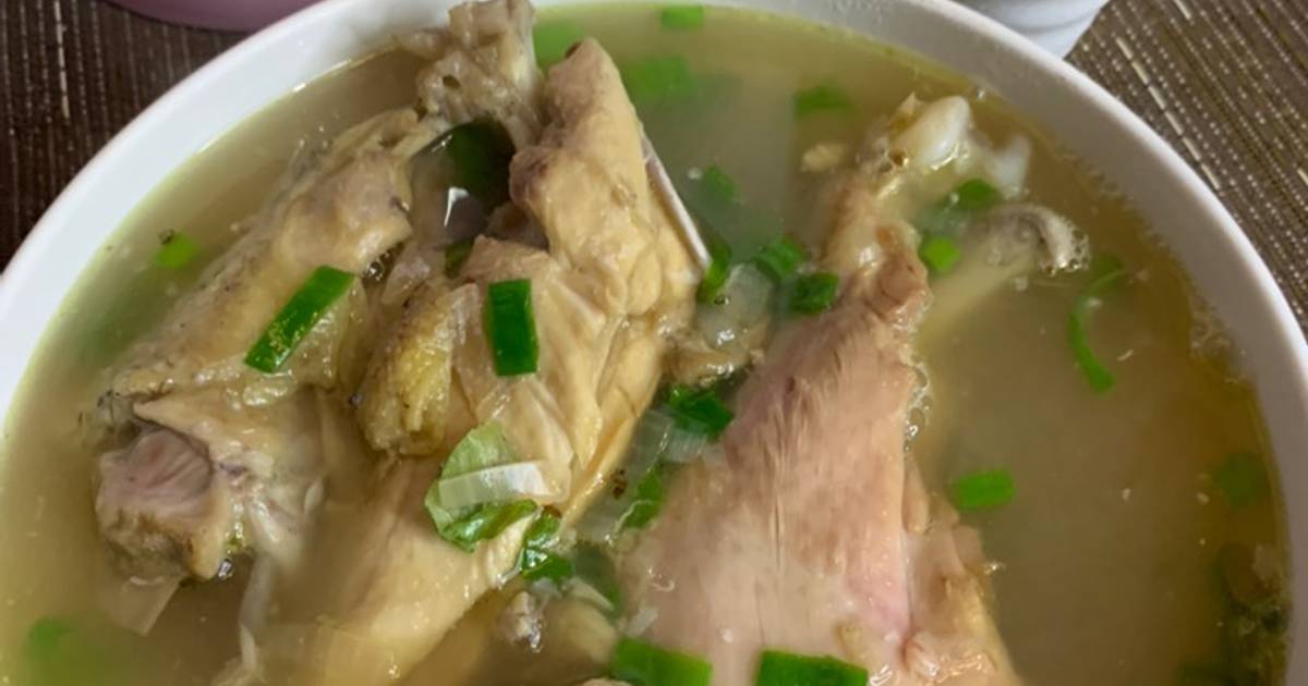 Resep Sop ayam jahe sederhana oleh bebbycint - Cookpad