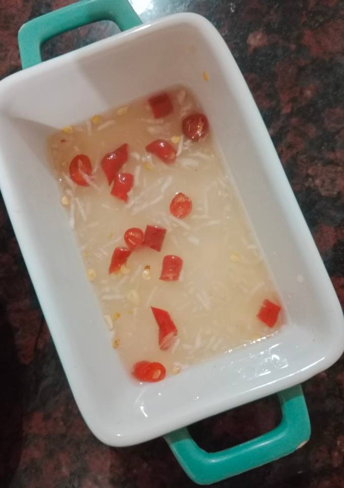 Resep Nuoc Cham (Vietnamese Dipping Fish Sauce) oleh nd - Cookpad