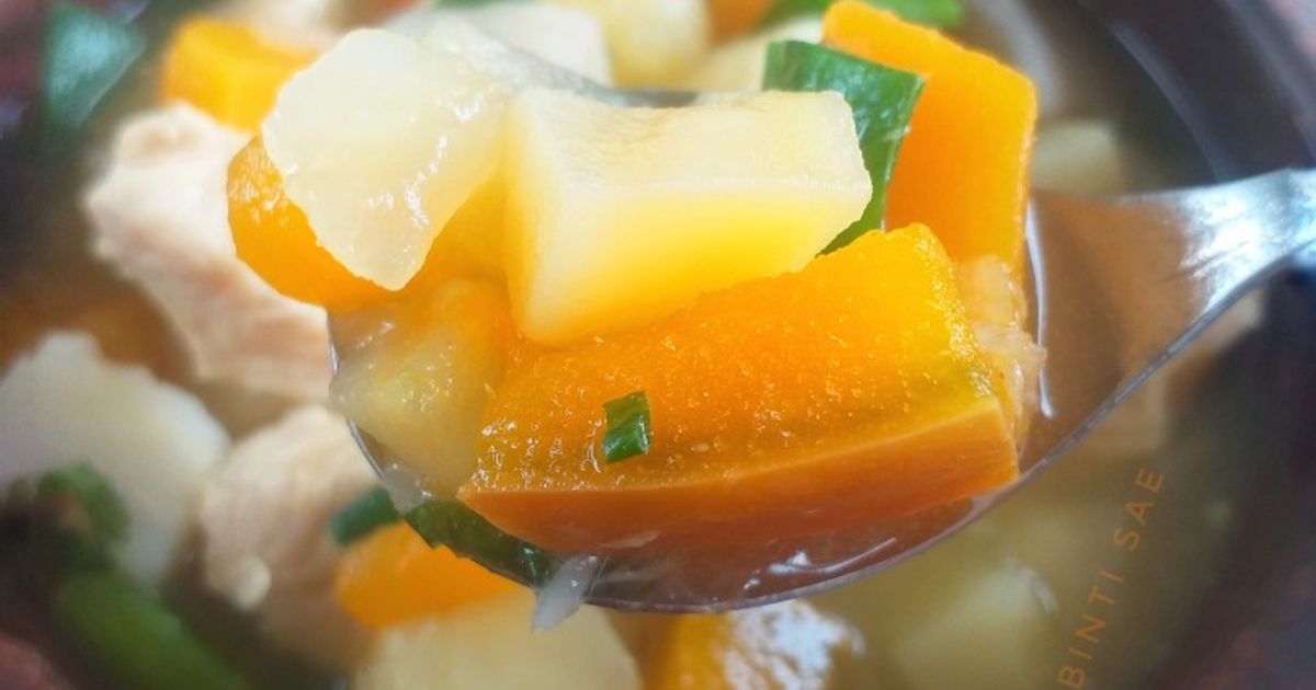 Resep Sop Umbi & Labu oleh Binti Sae - Cookpad