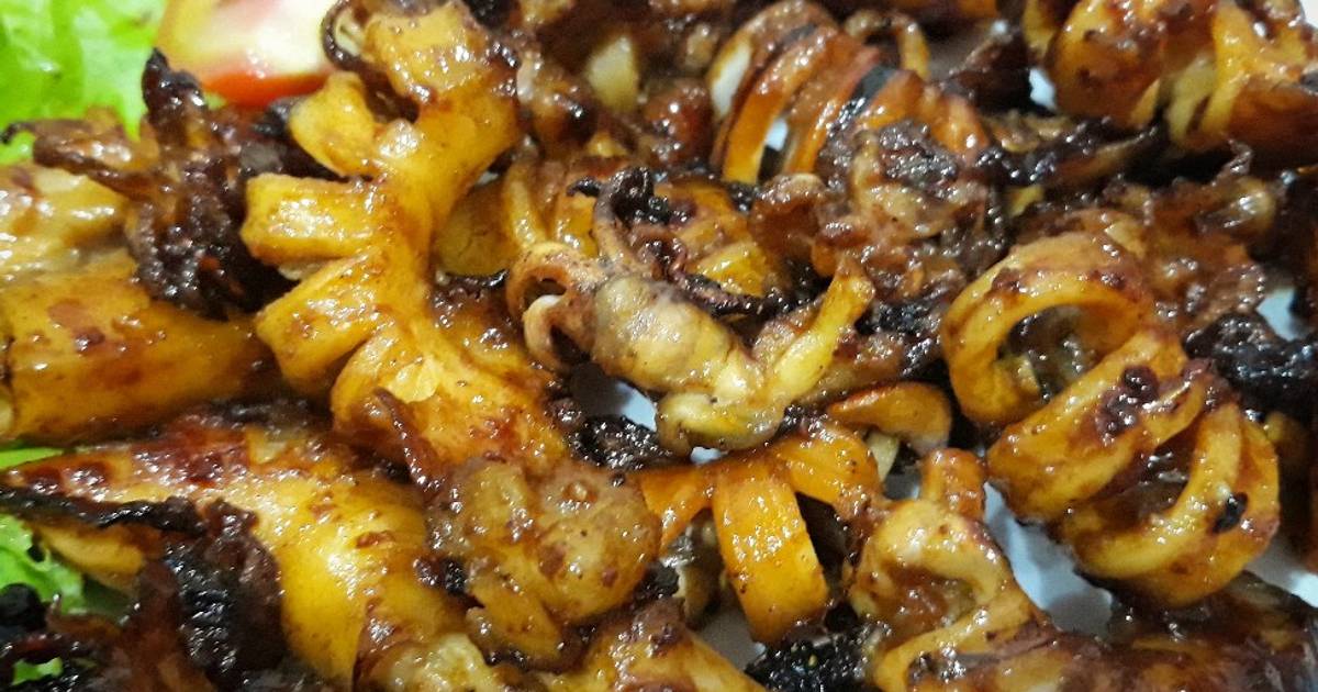 460 resep cumi panggang oven kecap enak dan mudah - Cookpad