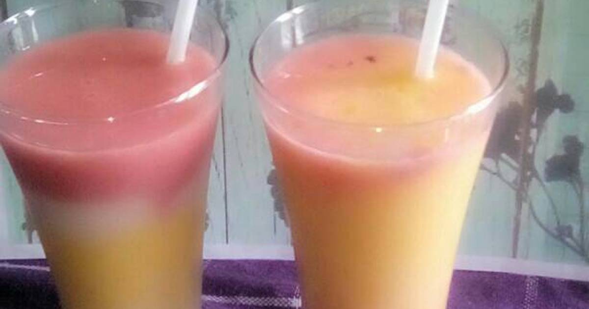 Resep Jus tiga rasa(mangga,terong belanda dan sirsak) oleh Dapur mba ...