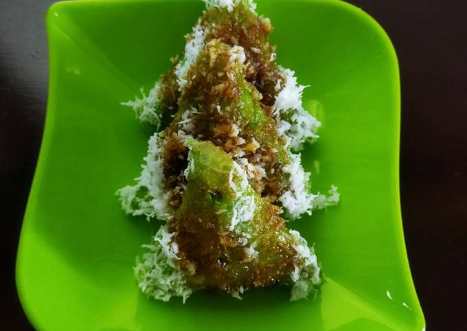 Resep Kue lupis gula merah oleh Mrs Eka - Cookpad