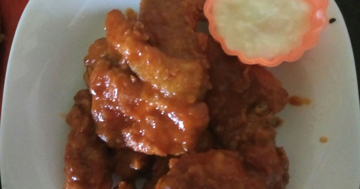 Resep Fire Chiken Saus Keju oleh Agatha Edogawa - Cookpad