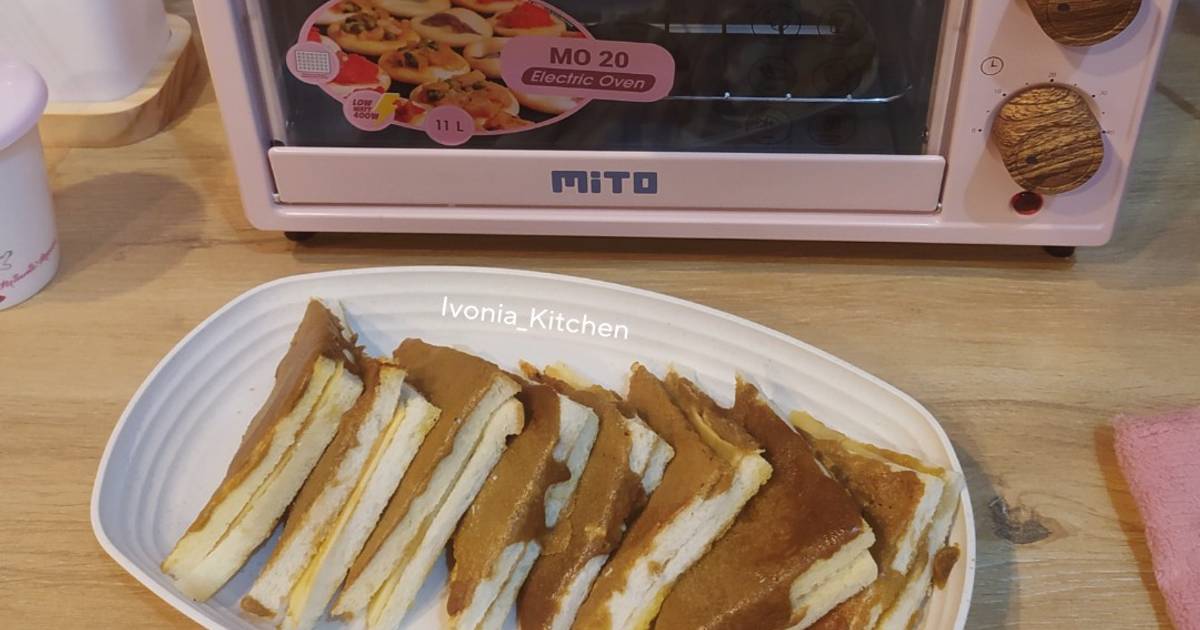 Resep Roti Boy Toast Simpel - Roti Tawar oleh Ivonia Kitchen - Cookpad
