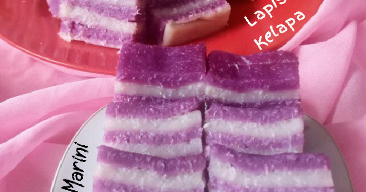 Resep Kue Lapis Inti Kelapa oleh Imah Marini - Cookpad