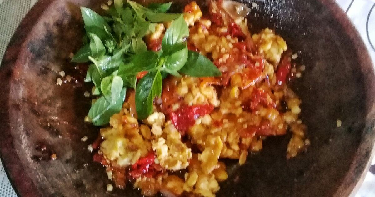 Resep Sambal Tempe Kencur oleh farida Sulthan 🇮🇩 (IG. Malika02782) - Cookpad