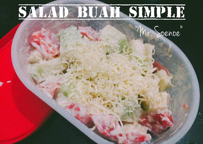 Resep Salad Buah Simple oleh 🌸미아 신티아 데위🌸 - Cookpad