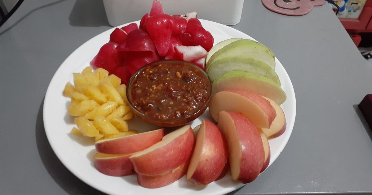 Resep Rujak Buah Potong oleh diahNR - Cookpad