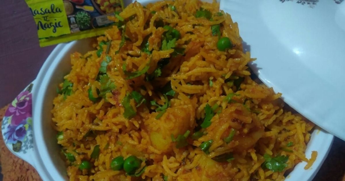 Twinkal Kishor Chavda દ્વારા રેસીપી મેગી મસાલા પુલાવ (Maggi Masala ...