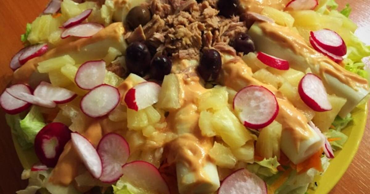 Ensalada de palmito y lechuga - 28 recetas caseras- Cookpad