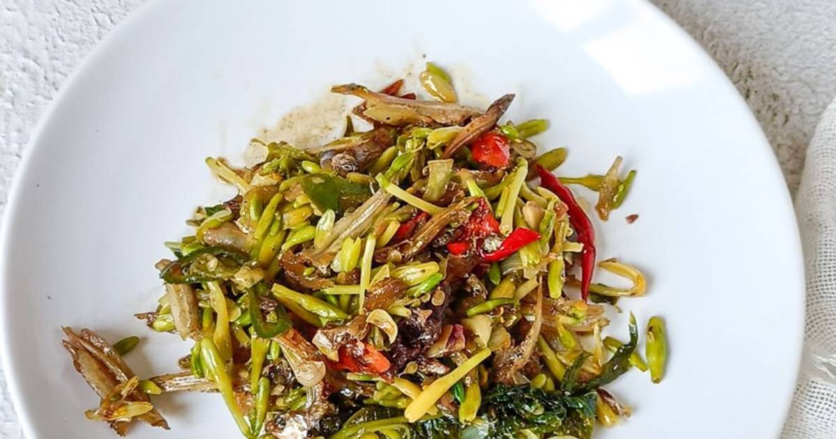 Resep Tumis Bunga Pepaya Teri oleh Kaianiandra - Cookpad