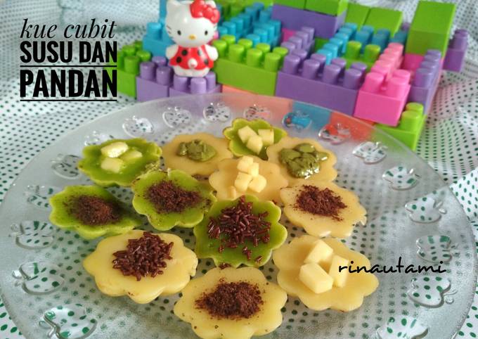 Resep Kue Cubit Susu dan Pandan oleh Rina Utami - Cookpad